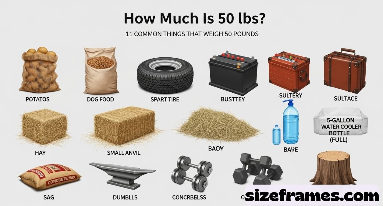 How Much Is 50 lbs? 11 Common Things That Weigh 50 Pounds